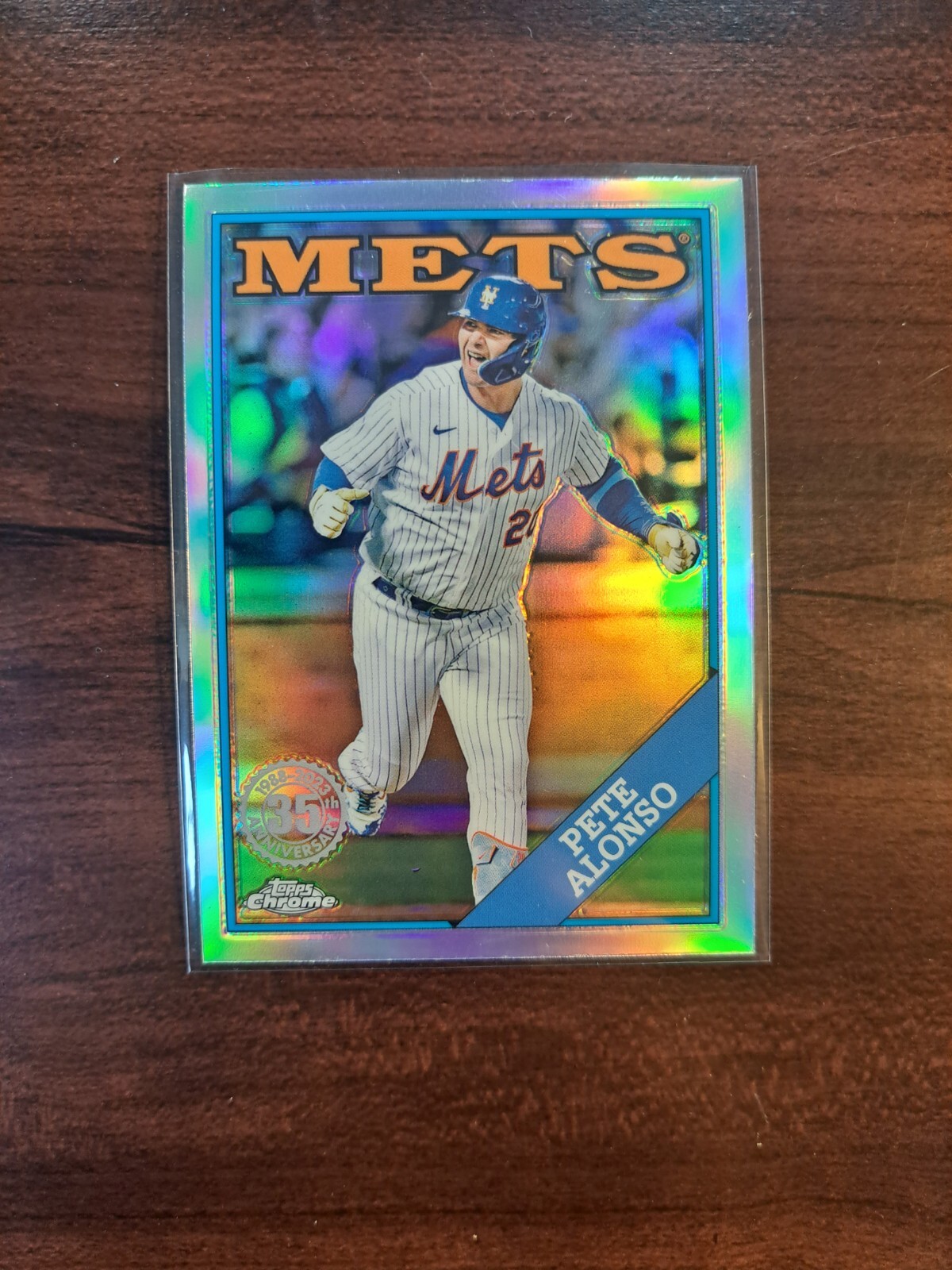 2023 Topps Chrome Baseball #88BC6 Pete Alonso 35th Anniversary ...