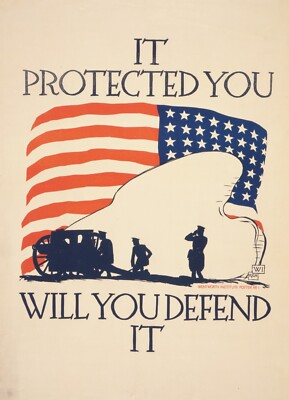 13661.Decor Poster print.Room Wall art design.American flag.Defend it ...