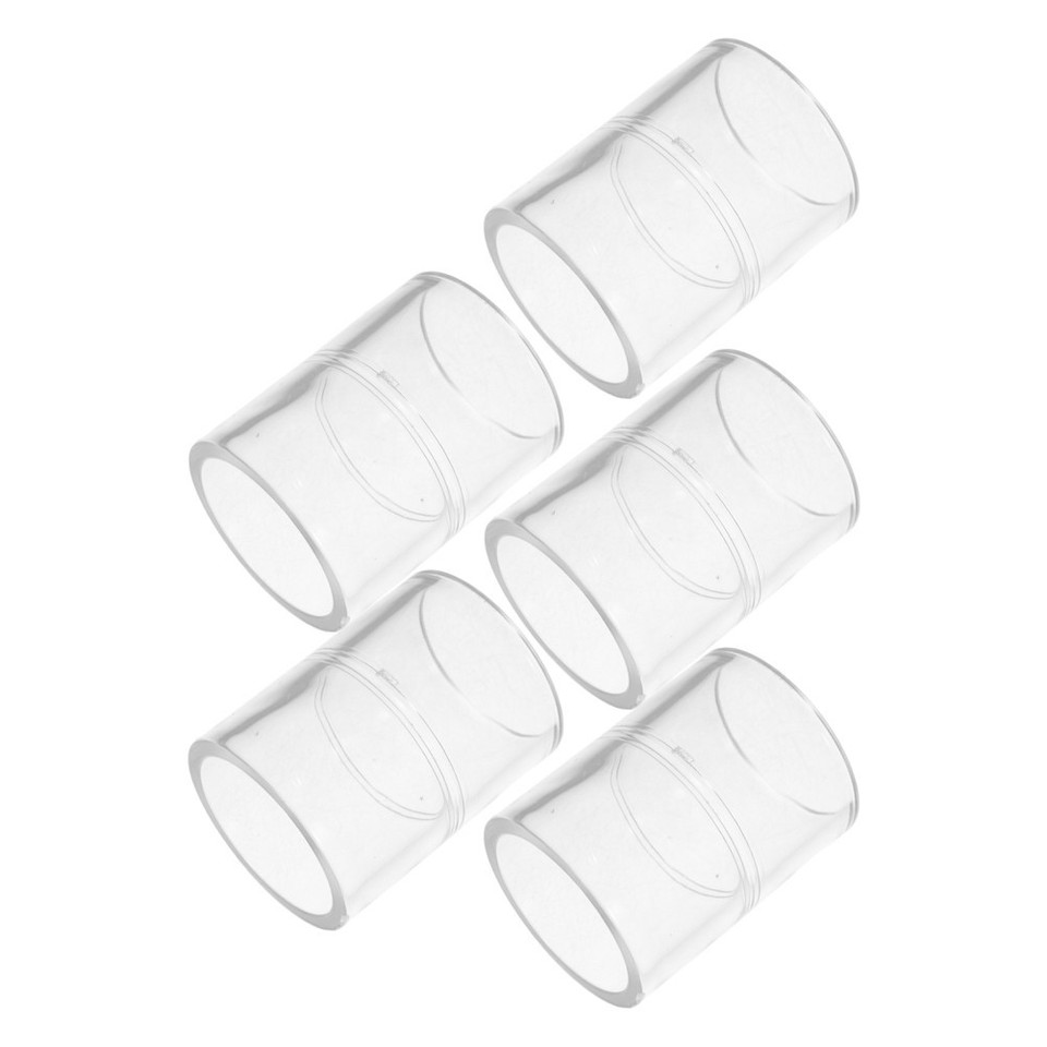 5PCS Acrylic Pipe Coupling Adapter: Pipe Fittings Acrylic Straight ...