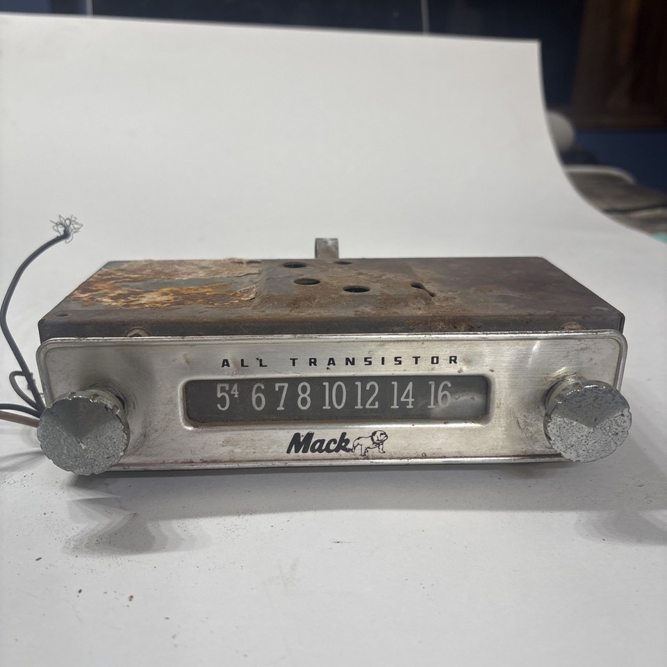 Vintage All Transistor Mack Truck Radio Rare. | eBay