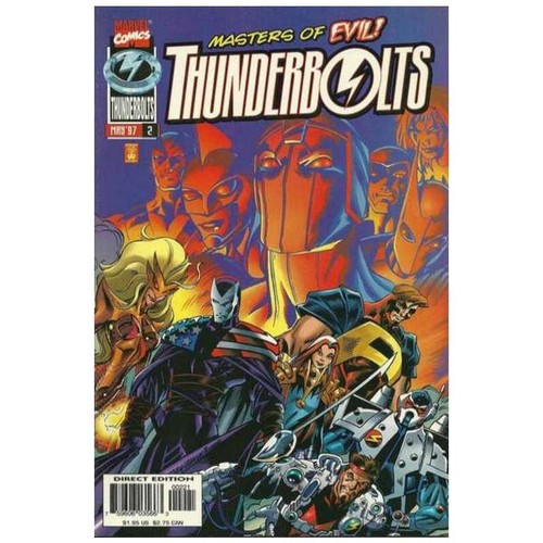 Thunderbolts #2 Cover 2 - 1997 series Marvel comics NM minus [a` | eBay