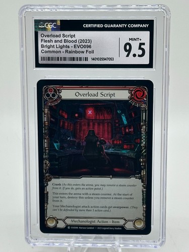 Flesh and Blood TCG Overload Script Bright Lights EVO096 Foil Common ...