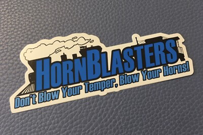 Universal Fitment Vinyl Decal Sticker Horn Train Truck Auto Promo ...