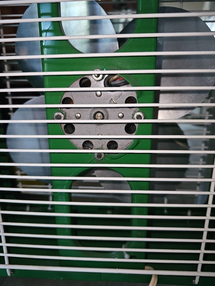 Vintage metal box fan with stand | eBay