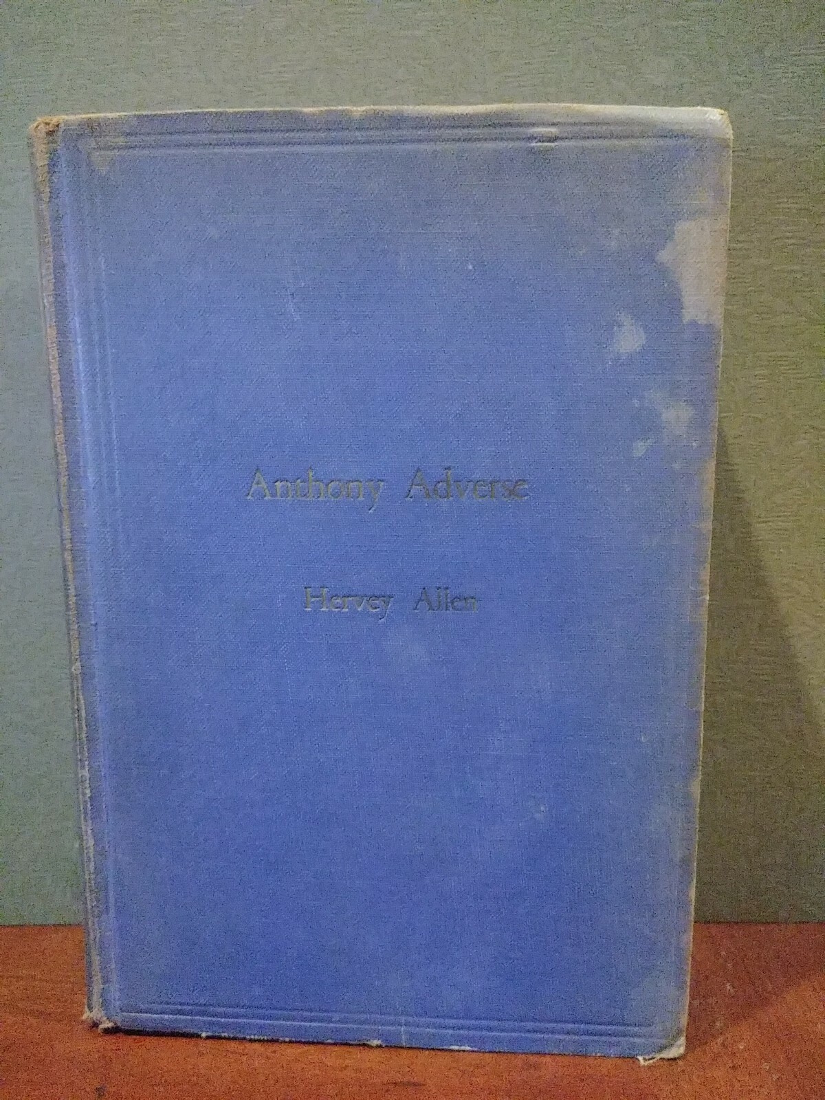 ANTHONY ADVERSE 1933 Hervey Allen Farrar & Rinehart | eBay