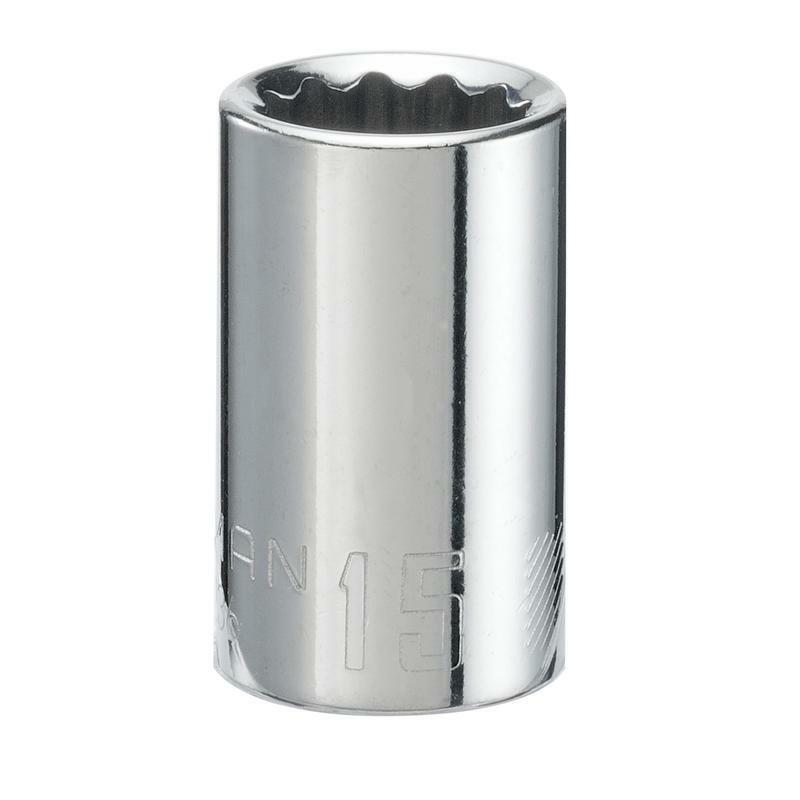 Craftsman 15 mm X 1/2 in. drive 12 Point Shallow Socket | eBay