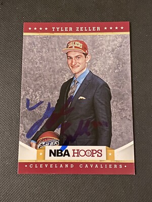 Tyler Zeller Signed 2012-13 Panini Hoops Card Auto Cavaliers NBA ...