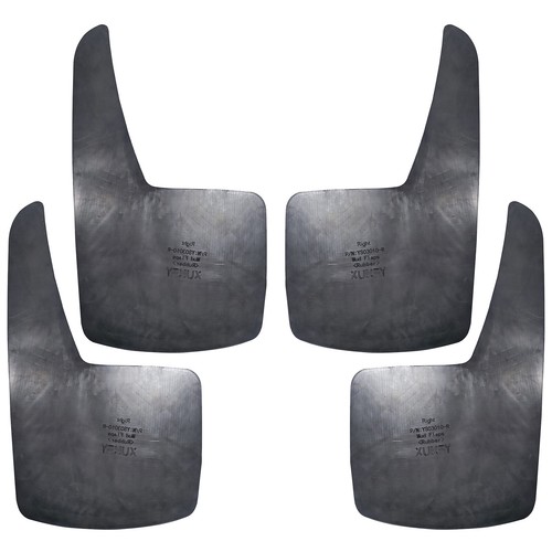 4x Black Set Front Rear Rubber Mud Flaps Splash Guards Car Universal ...
