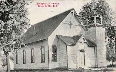 G70/ Russellville Indiana Postcard 1924 Presbyterian Church 3 | eBay