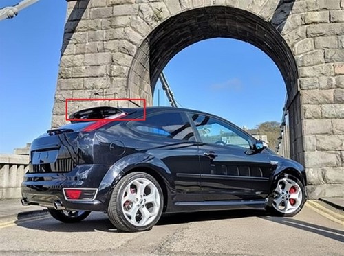 Painted Black Ebony Spoiler For 2006-2011 Ford Focus MK2 Color UA/UD ...