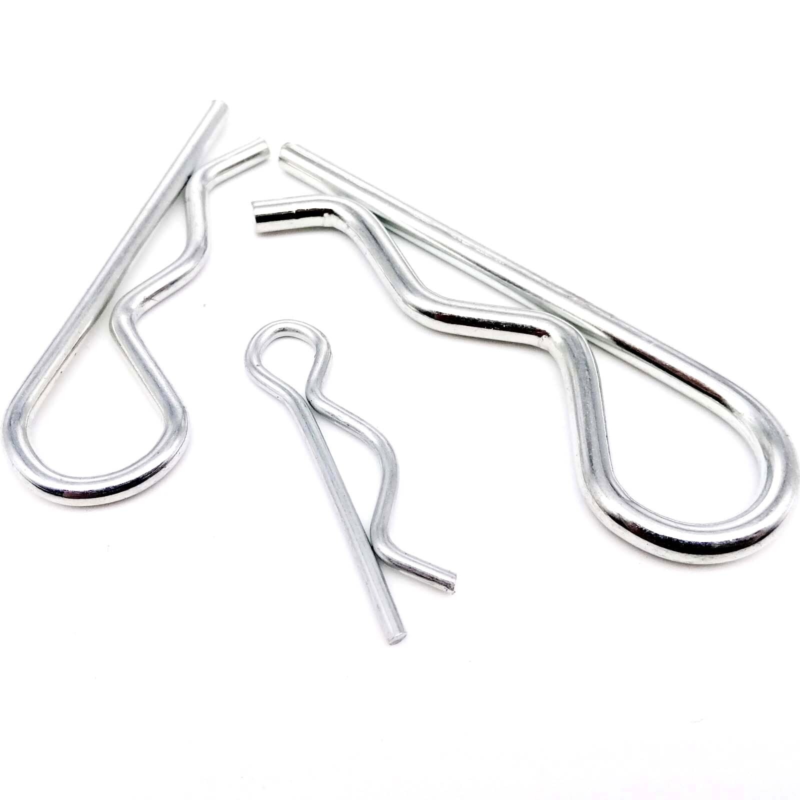 1/10pcs M1-M7 Steel R Type Spring Cotter Pin Wave Shape Split Clip ...