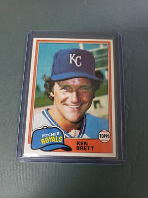 1981 Topps Baseball #47 Ken Brett Kansas City Royals Excellent ...