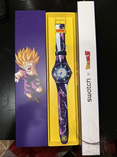 Swatch X Dragon Ball Z Limited Edition Gohan Watch - NEW - MUST SEE! | eBay