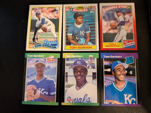 Tom Gordon 6-Card Lot – Royals Rookie Era – Donruss and Topps | eBay