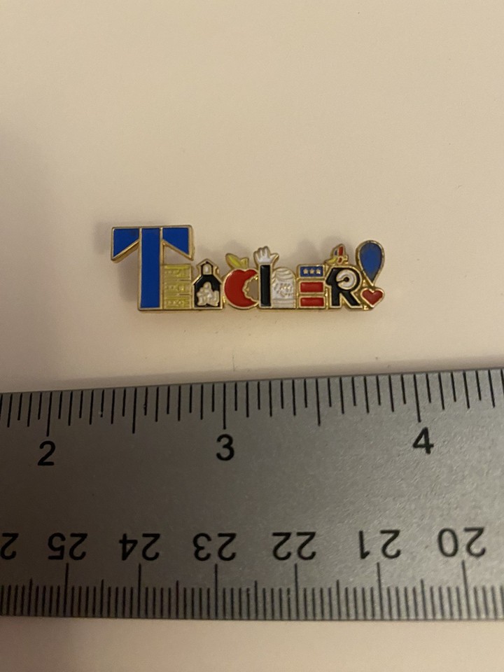 Teacher Lapel Pin P64 | eBay UK