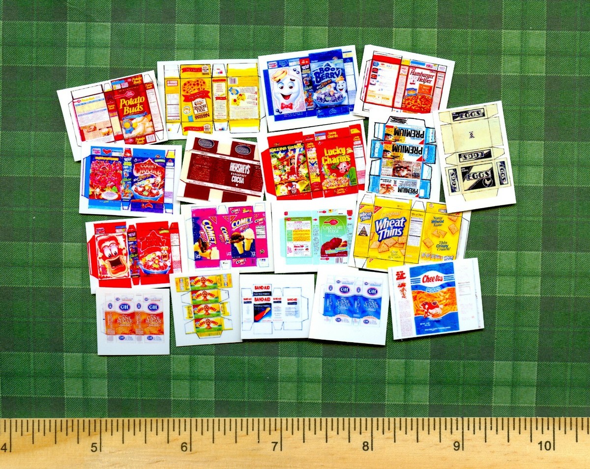 Doll Food Printables DIY Craft From An Oatmeal Container Speech