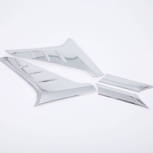 For Hyundai Kona ABS Chrome Rear Window Triangle Cover Trim 4pcs 2017 ...