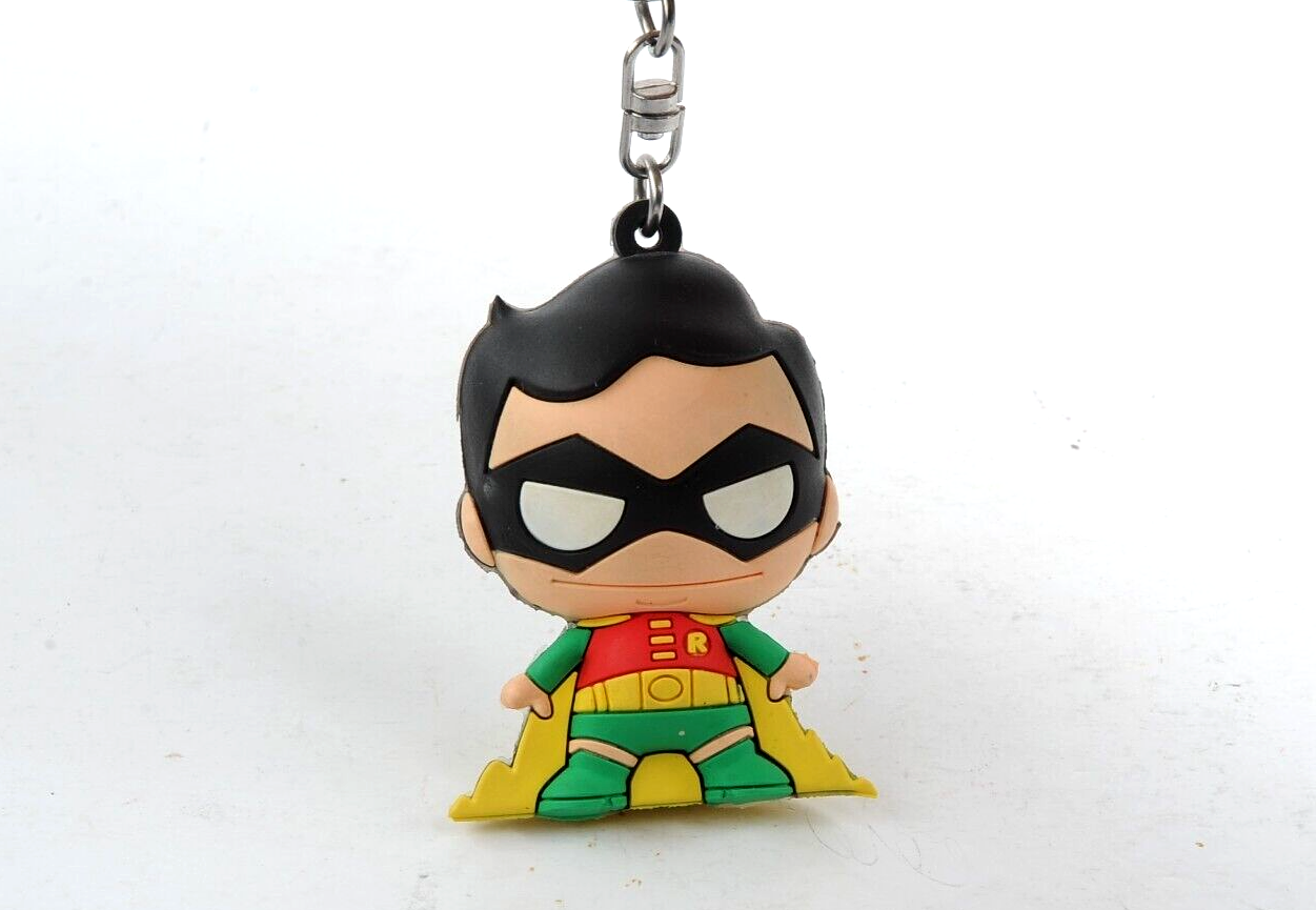 Used Blind Bag Superhero DC Comics Robin 3-D Figural Keychain Keyring ...