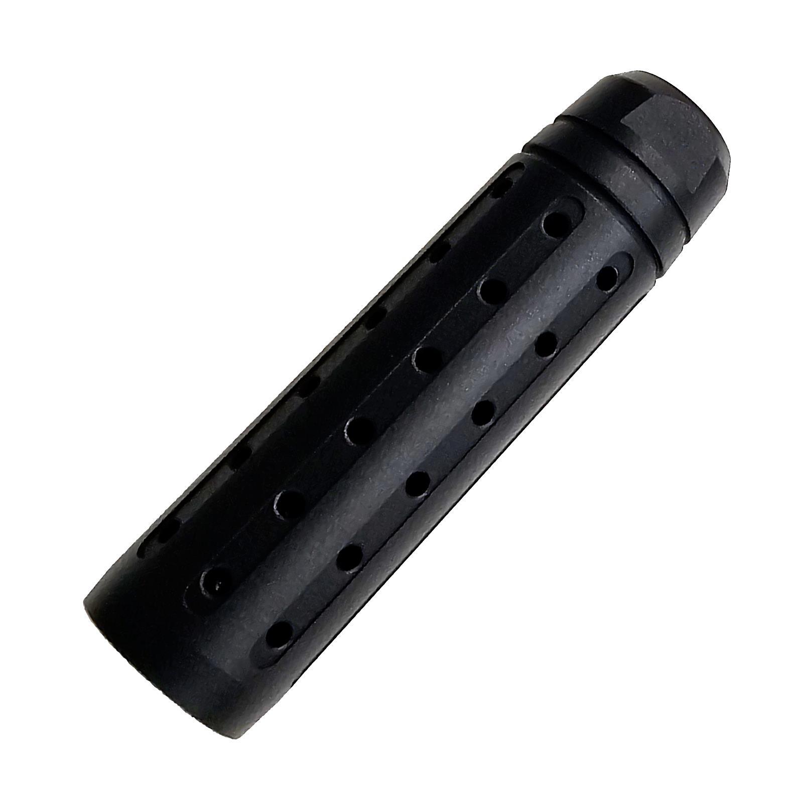 9MM Muzzle brake 5/8-24 Steel Linear Compensator CNC Machined 3.5" Long ...
