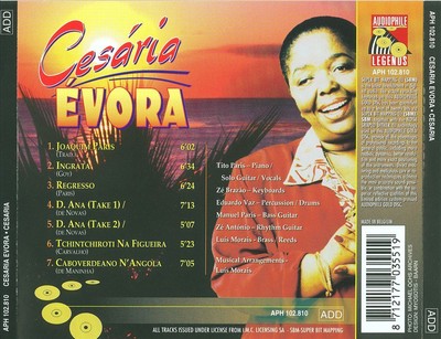 CÉSARIA ÉVORA CESÁRIA [AUDIOPHILE LEGENDS] NEW CD 8712177035519| eBay