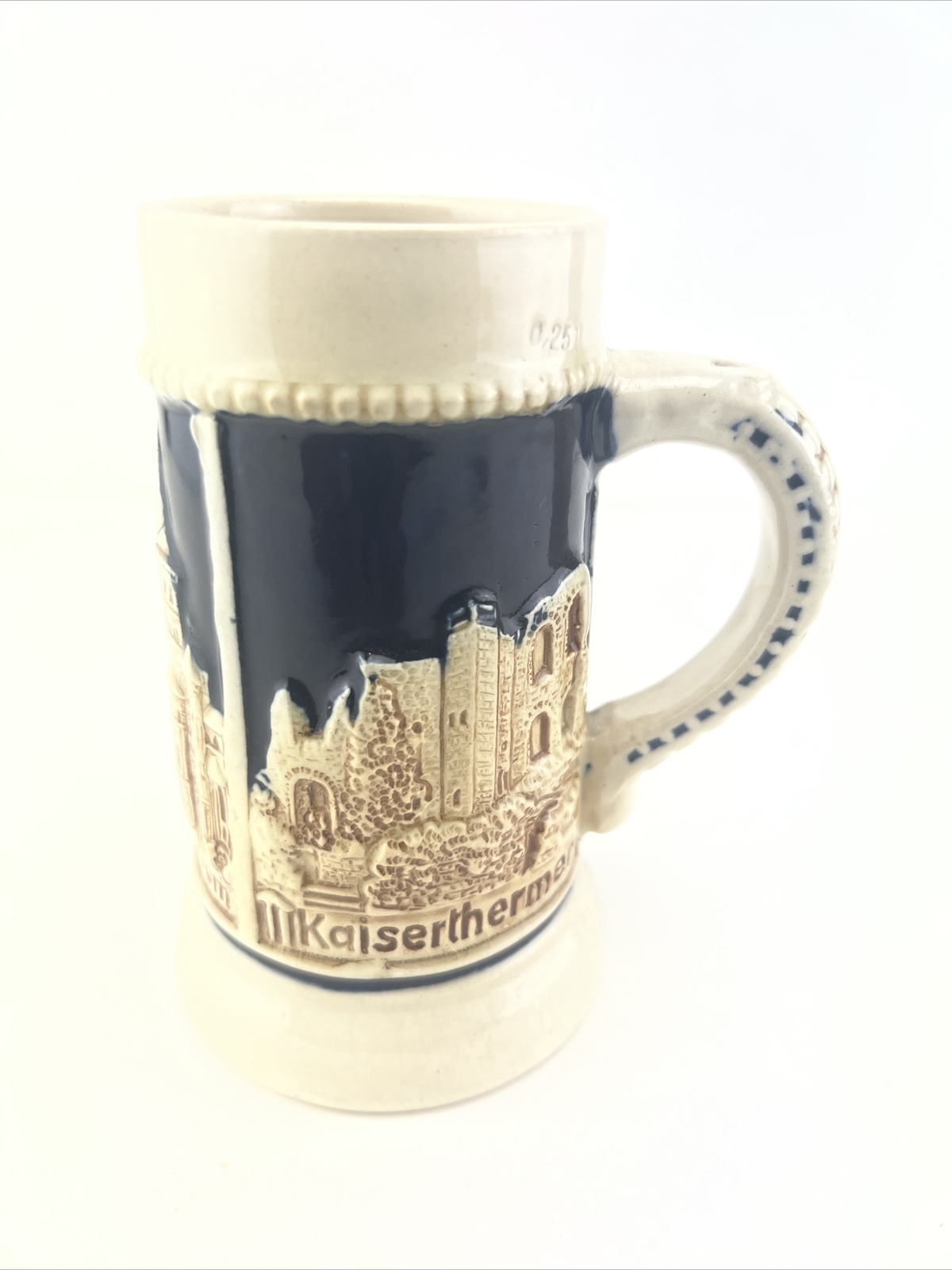 Vintage German Beer Mug Stein With raised 3D Design Made In Germany | eBay