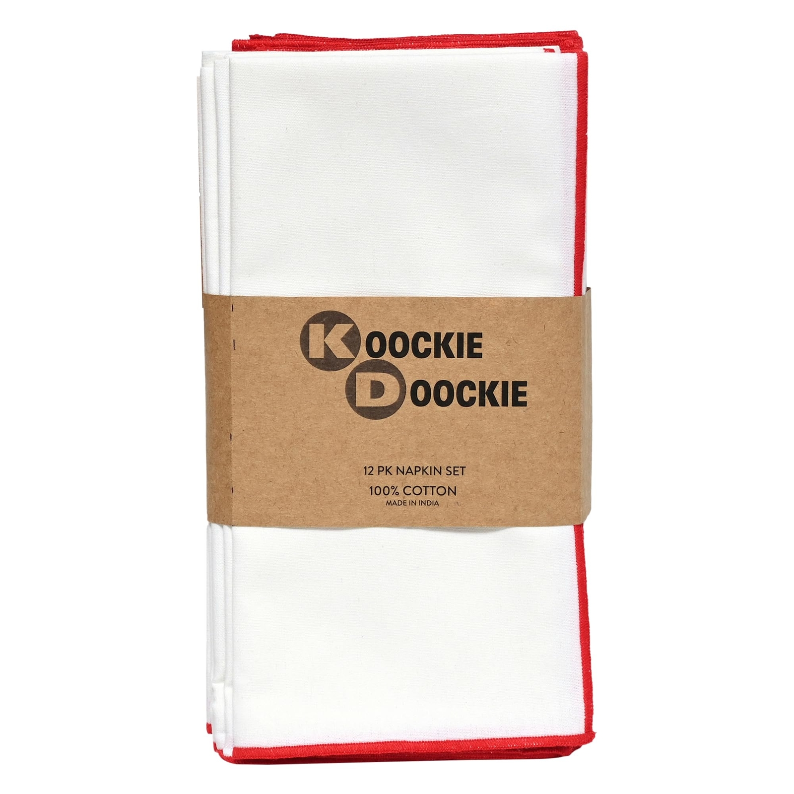 KD Kitchen Cloth Napkins Set of 12 100% Cotton Linen Dinner Napkins ...