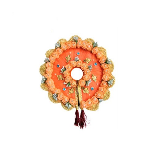 Laddu Gopal Kanha Ji Dress Poshak Net Cloth With Pagadi Mala And ...