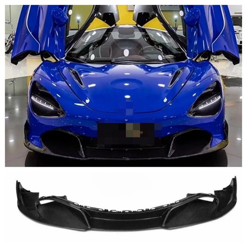 For McLaren 720s V-shaped Dry Carbon Fiber Front Bumper Front Shovel ...