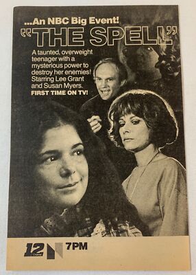 1977 NBC tv movie ad~ THE SPELL Lee Grant, Susan Myers | eBay