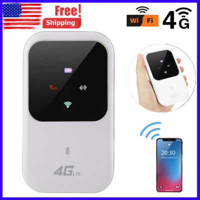 Portable 4G LTE WiFi Hotspot Router for Travel 150Mbps Support 5 Device ...