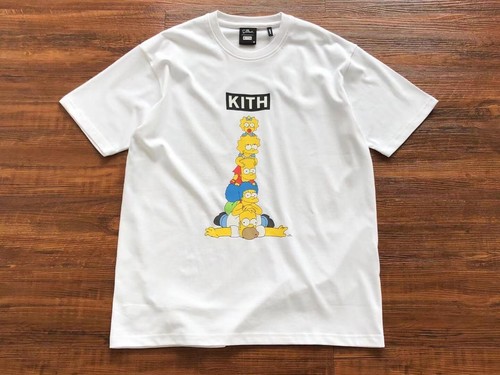 Kith x The Simpsons Family Stack Tee White Yellow Multiple Sizes Fast ...