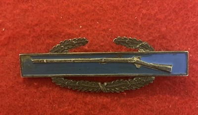 Original WWII US Army Combat Infantryman Badge - NHM - British-made -PB ...