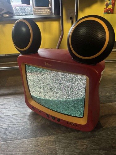 Disney Mickey Mouse 13" Color TV + Remote Tested Works Audio/video | eBay