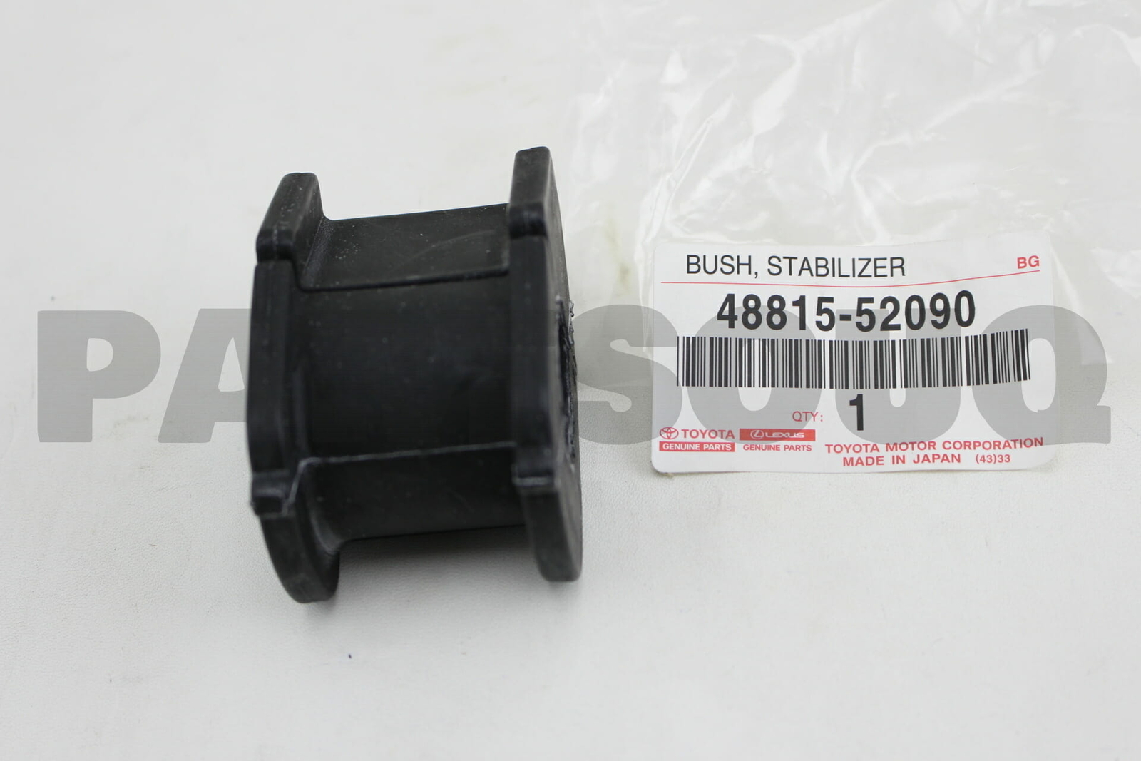 4881552090 Genuine Toyota BUSH, FRONT STABILIZER BAR, RH/LH 48815-52090 ...