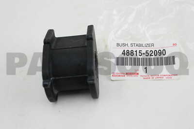 4881552090 Genuine Toyota BUSH, FRONT STABILIZER BAR, RH/LH 48815-52090 ...