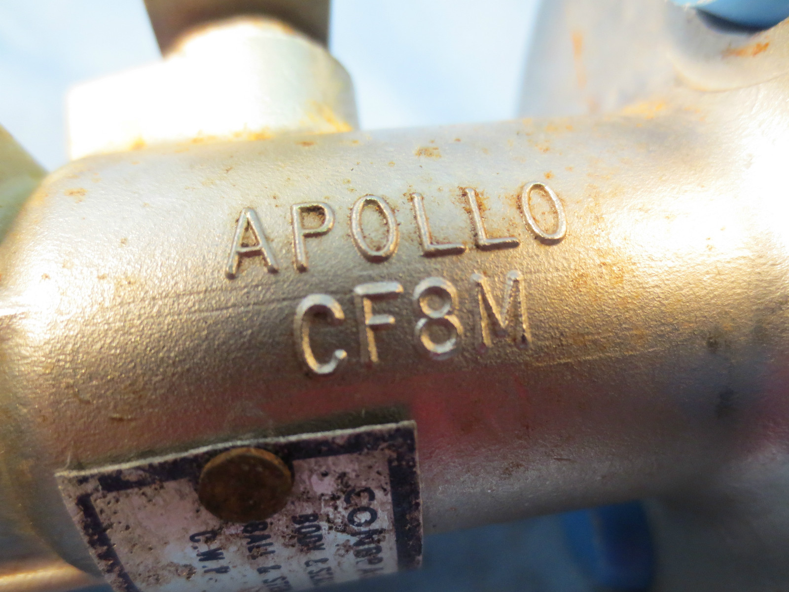APOLLO CONBRACO FLANGED BALL VALVE BODY CF8M RTFE - 316 STAINLESS 150 ...