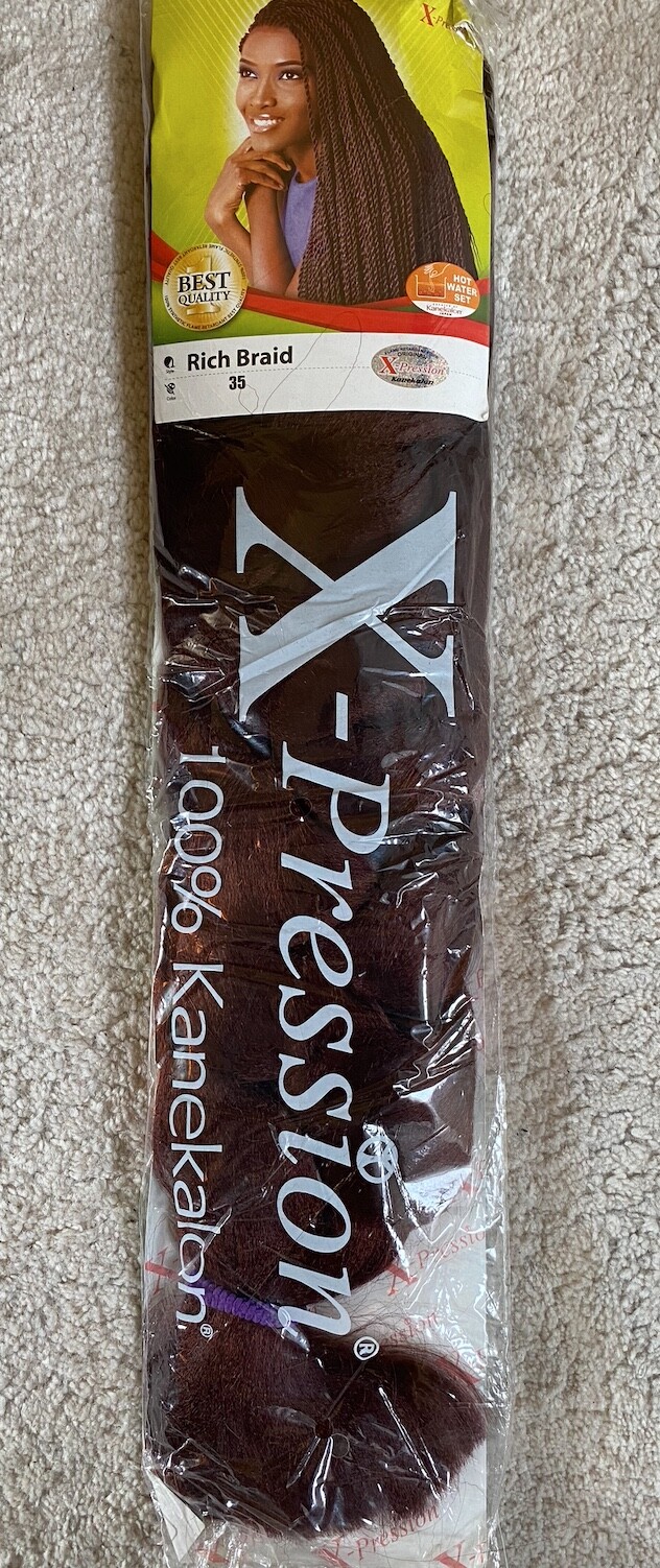 X-Pression_Rich Braid Kanekalon Synthetic hair extensions_colour 35 ...