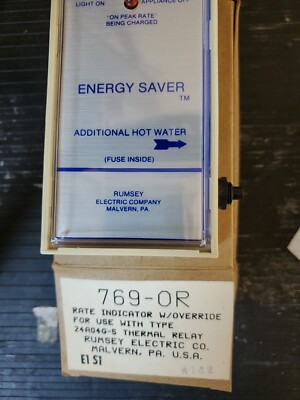 Rumsey Electric Rate Indicator with Overide | eBay