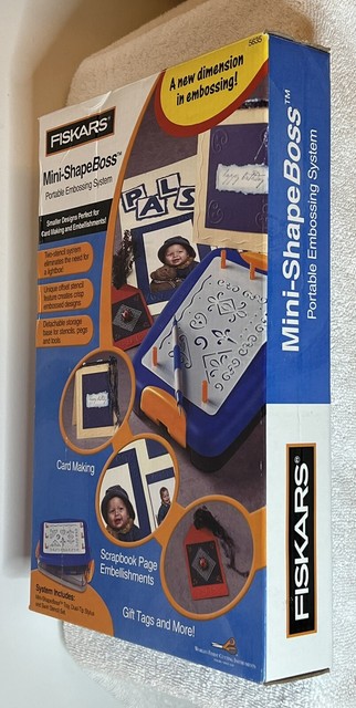 Fiskars Mini-shape Boss Portable Embossing System 5635 Set for sale ...