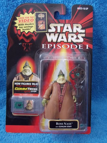 Star Wars Boss Nass with Gungan Staff 1998 Action Figure | eBay