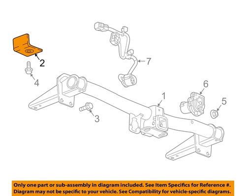 GM OEM Trailer Hitch Reinf Plate 84389265 | eBay
