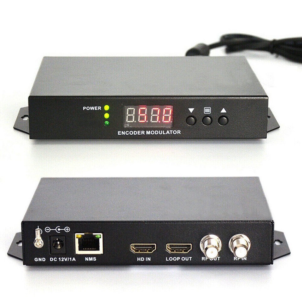 HDMI to Coax Modulator HDMI Video Source 1080p HD CATV QAM ATSC ...