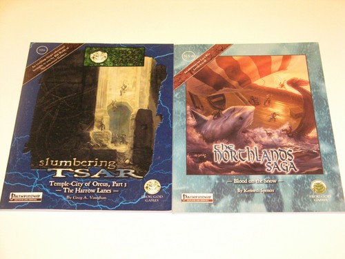 Northlands Saga NS4+Slumbering Tsar ST6 module lot Pathfinder d20 3rd ...