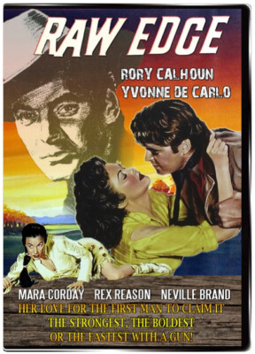 Raw Edge 1956 DVD - Rory Calhoun, Yvonne De Carlo, Mara Corday | eBay