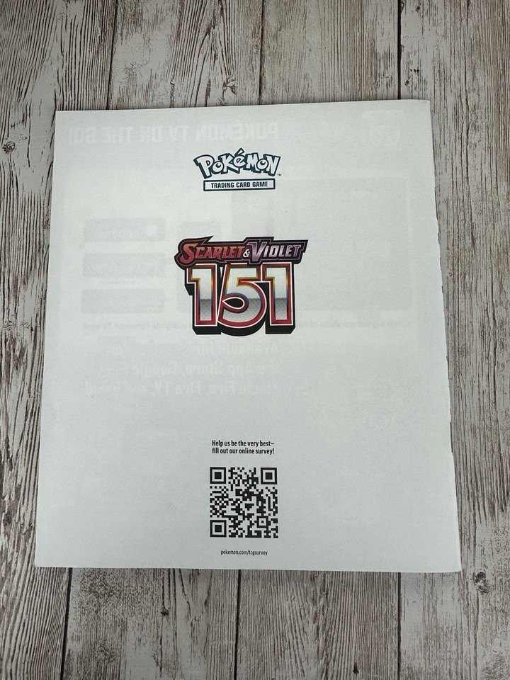 Pokémon TCG Scarlet & Violet 151 Players Guide Snorlax ETB Booklet | eBay