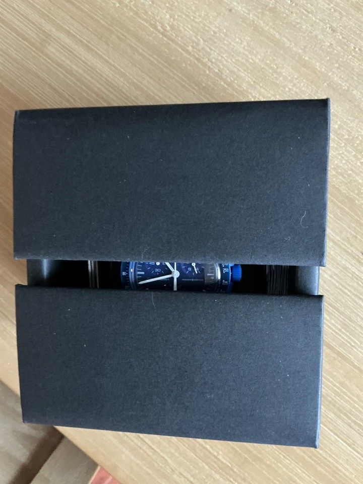 new x Omega Bioceramic Moonswatch Mission Neptune Watch -With Box | eBay