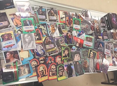 Star Wars Card Collection Lot Autos , Refractors, Numbered & More ...
