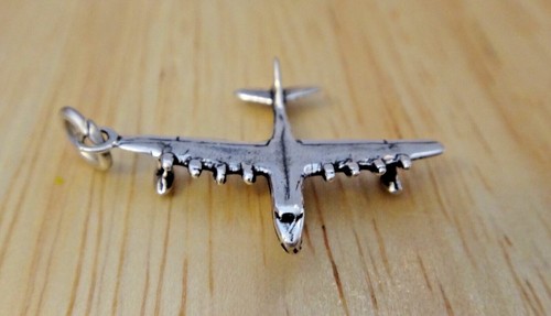 Sterling Silver 3D 25x20mm Airplane Spruce Goose Charm | eBay
