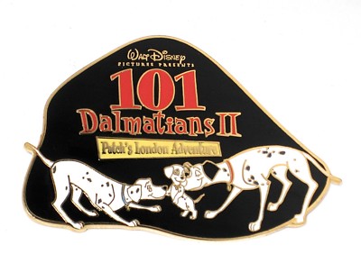 Rare LE 100 Disney Auctions Pin 101 Dalmatians 2 Pongo Perdita Patch ...