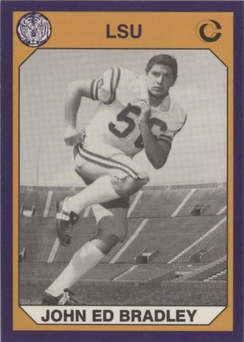 1990 Collegiate Collection LSU Tigers - John Ed Bradley #51 (RC) for ...